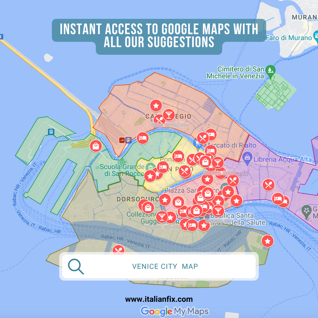 Venice City Map - 2025 Edition | Shop.ItalianFix